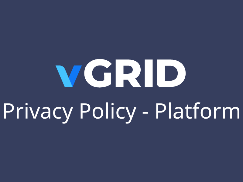 Privacy Policy - Platform - vGRID